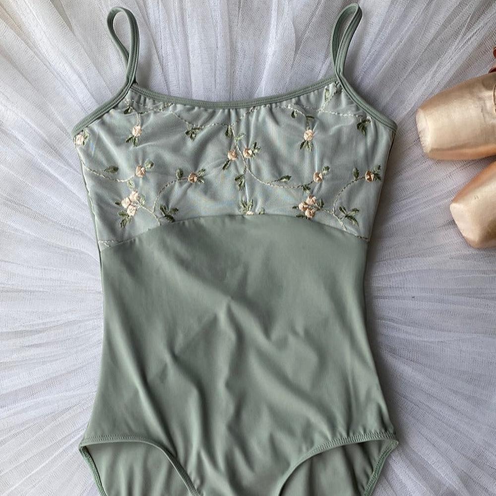 Natalie Floral Embroidery Ballet Leotard – Free Movement™ Dance Solutions